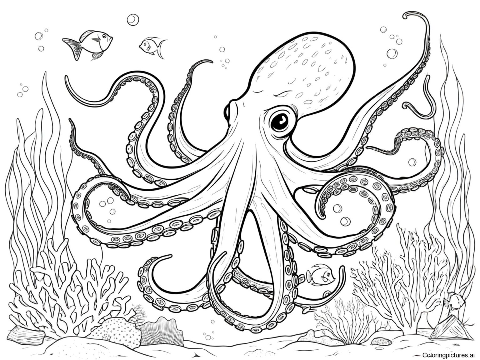 Stingray - Free Printable Coloring Page